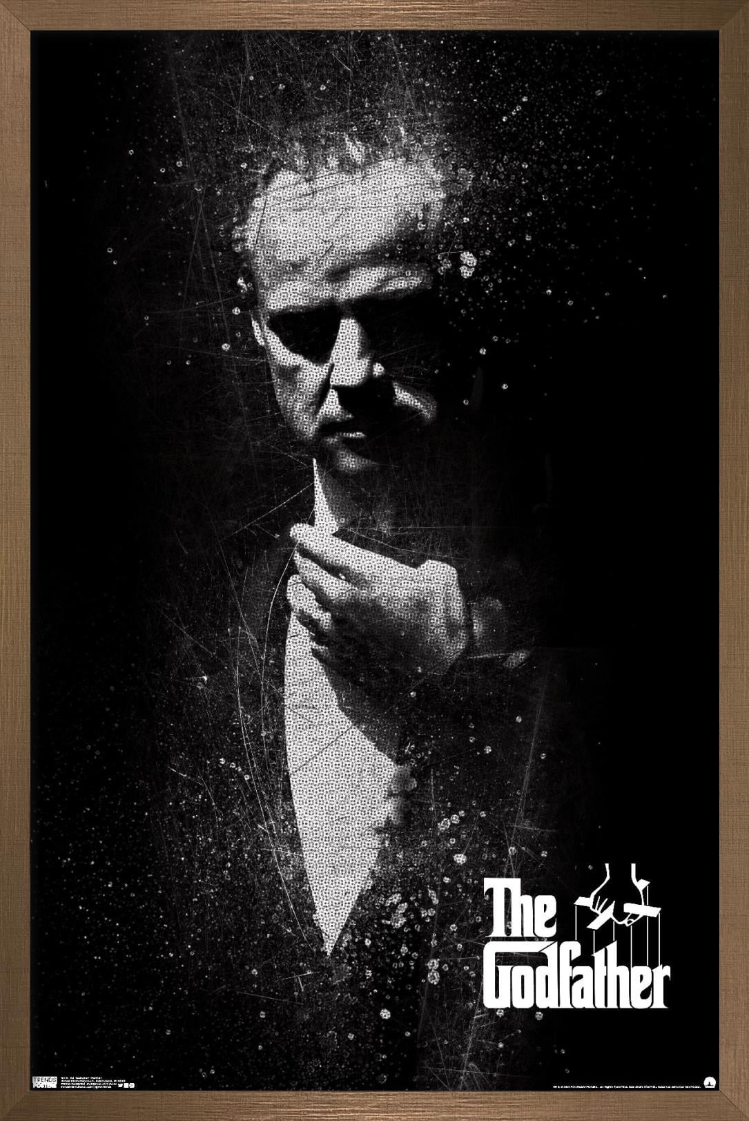 The Godfather - Portrait Wall Poster, 22.375" x 34", Framed - Walmart.com