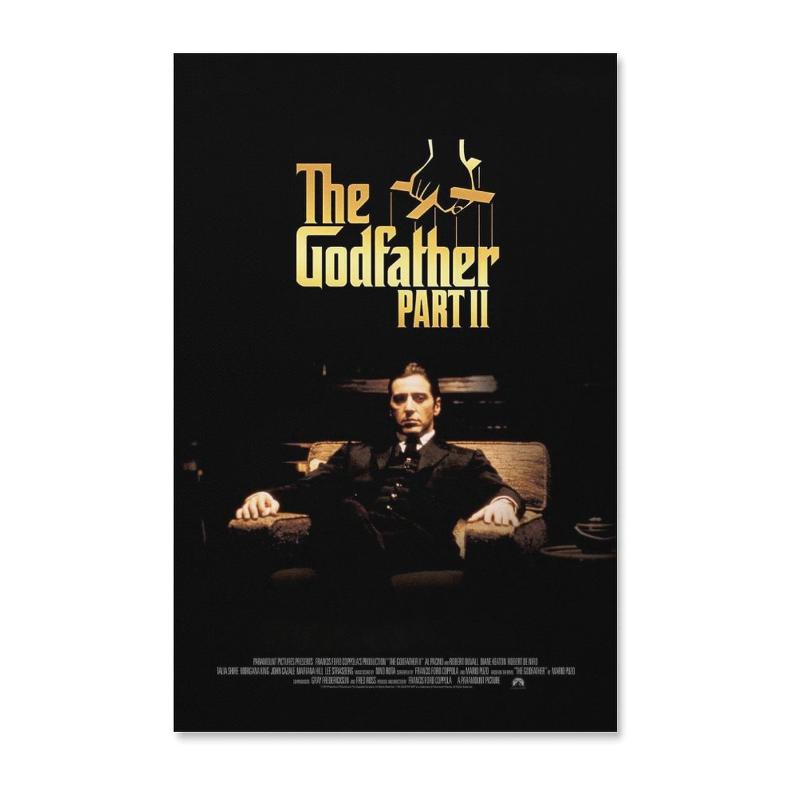 The Godfather Poster Canvas Painting Creativity Poster for Living Room ...