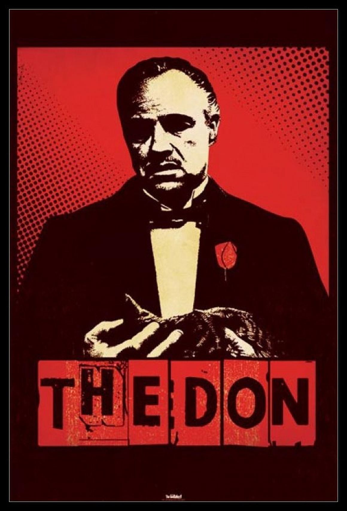 The Godfather - The Don Laminated & Framed Poster (24 x 36) - Walmart.com