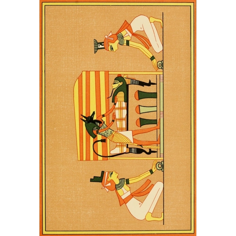 The Gods of the Egyptians 1904, Anubis ministering to Osiris Poster ...