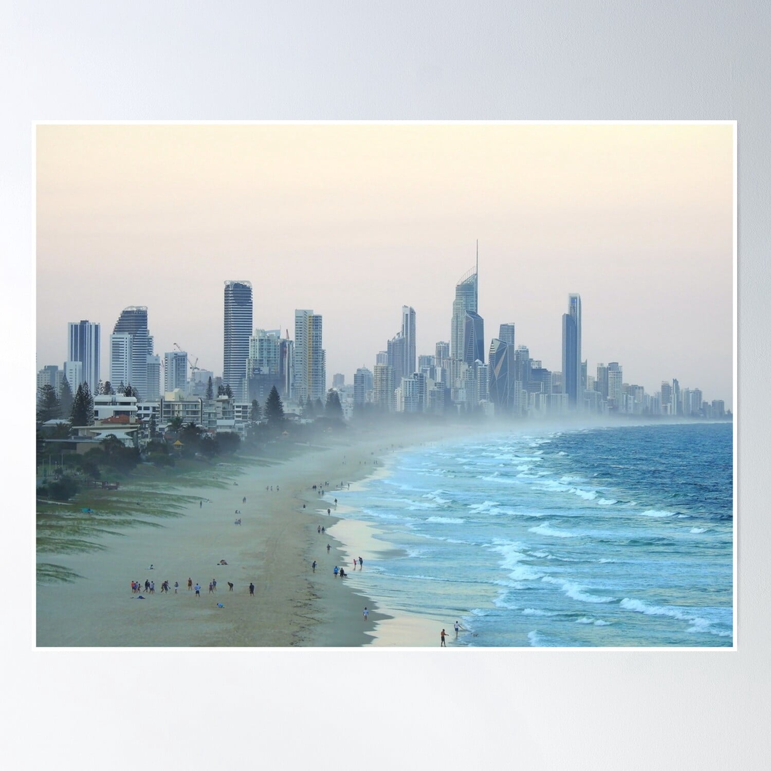 The Gold Coast And Its Endless Beach, Queensland, Australia Poster Wall ...