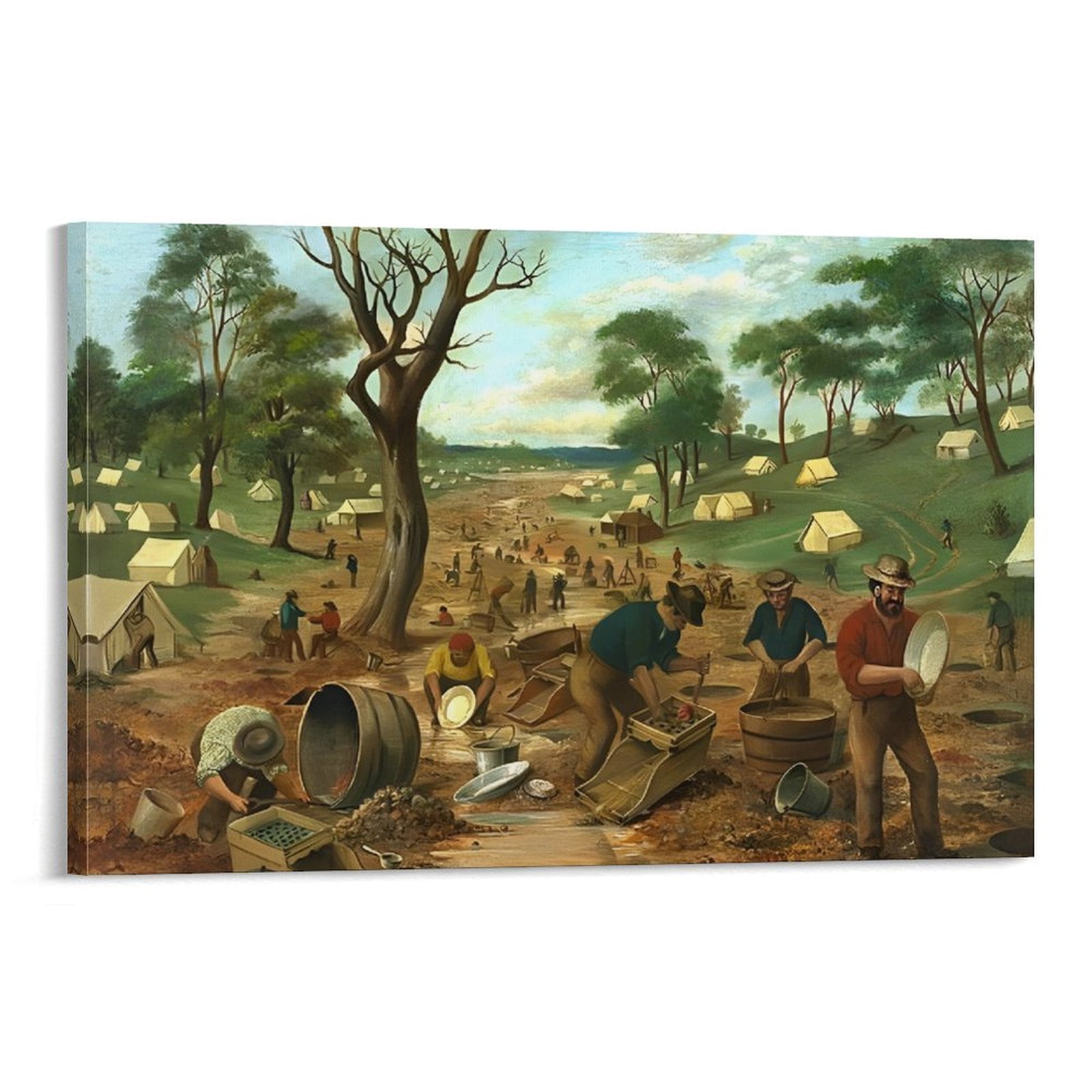 The Gold Rush Classic Movie Poster Print Photo Art Painting Canvas ...