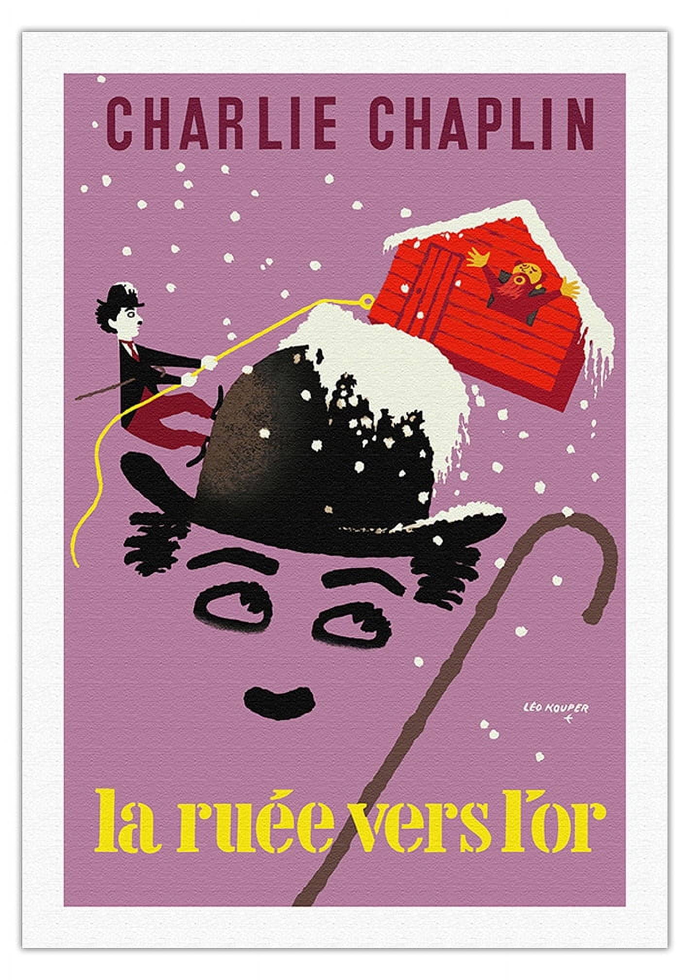 The Gold Rush (La Ruée vers l'or) - Starring Charlie Chaplin - Vintage ...