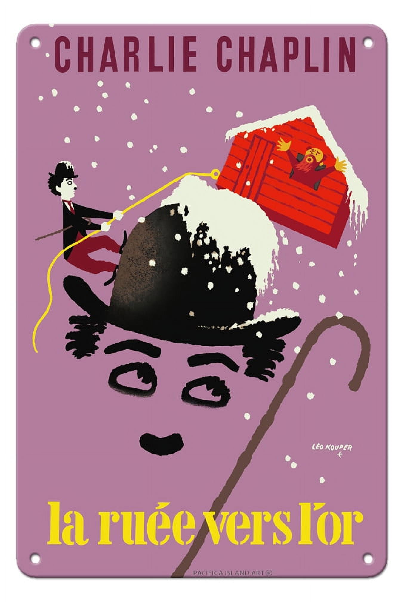 The Gold Rush (La Ruée vers l'or) - Starring Charlie Chaplin - Vintage ...