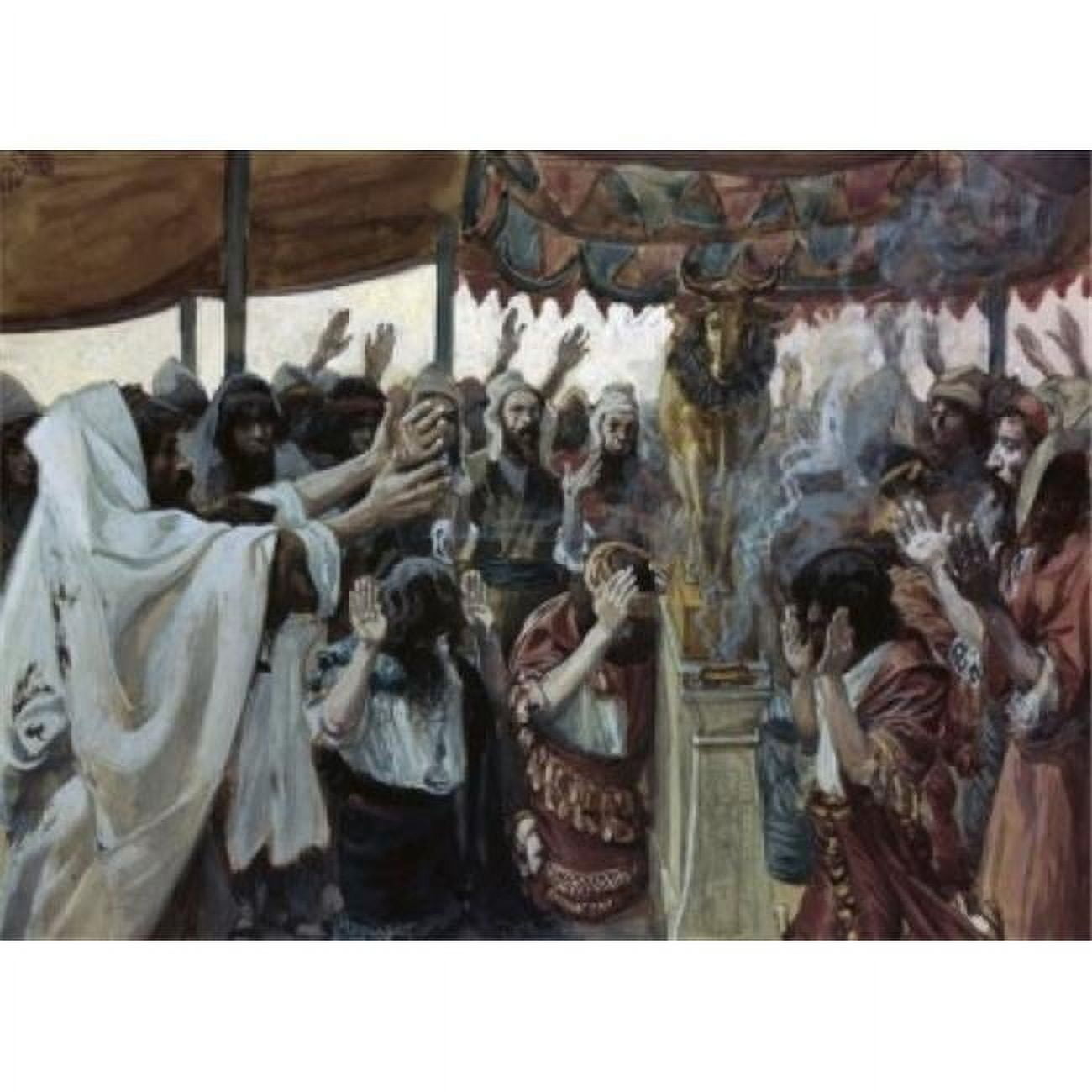 The Golden Calf James Tissot 1836-1902 French Jewish Museum New York Poster Print - 18 x 24 in ...