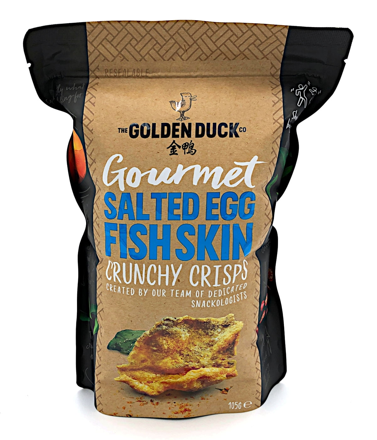 The Golden Duck Salted Egg Fish Skin, Pack of 6 - Walmart.com