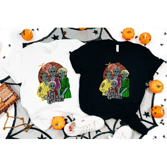 The Golden Ghouls Shirt The Golden Girls Horror Halloween Blood Moon ...