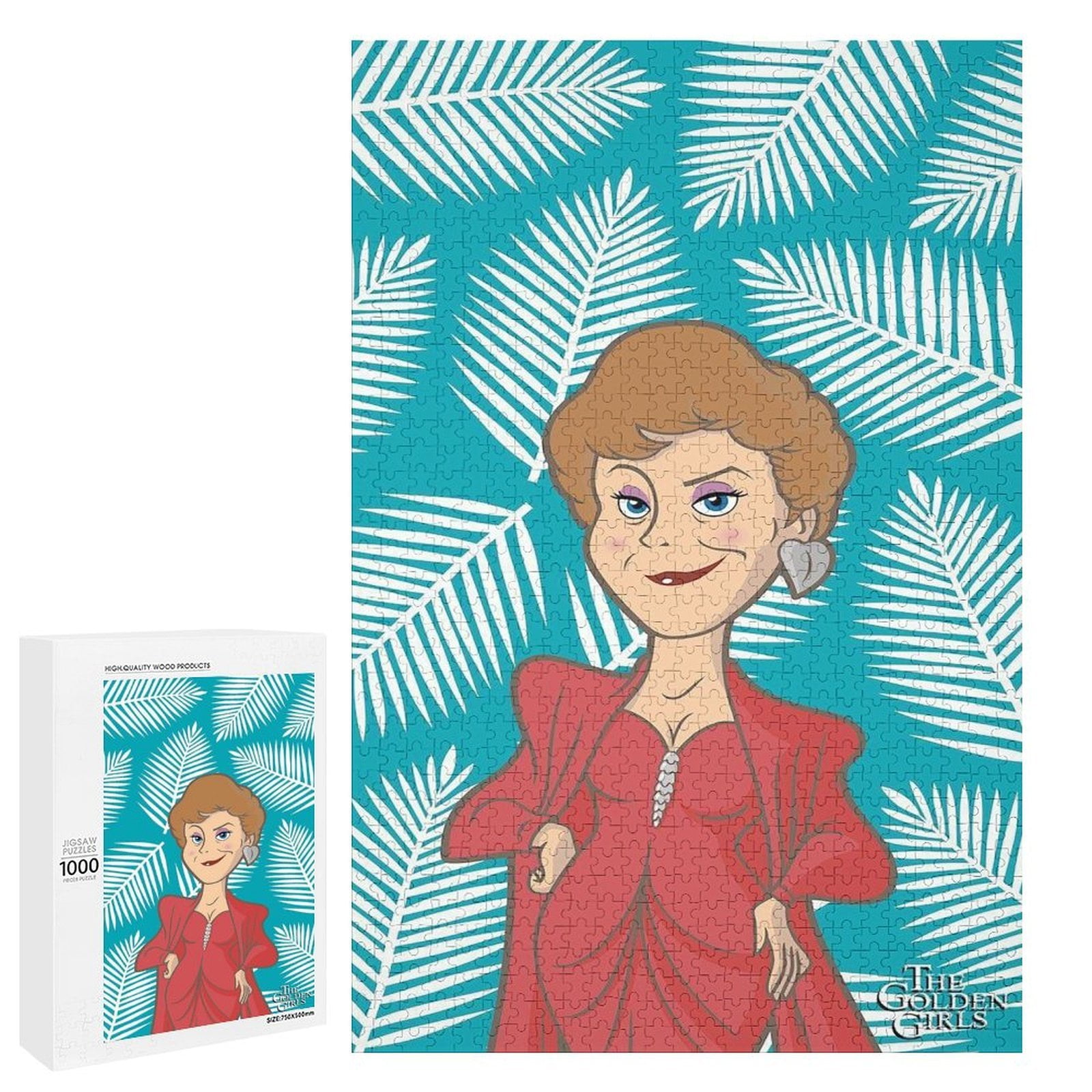 The Golden Gi-rls Puzzle - 1000 PCS Jigsaw Puzzle - Walmart.com