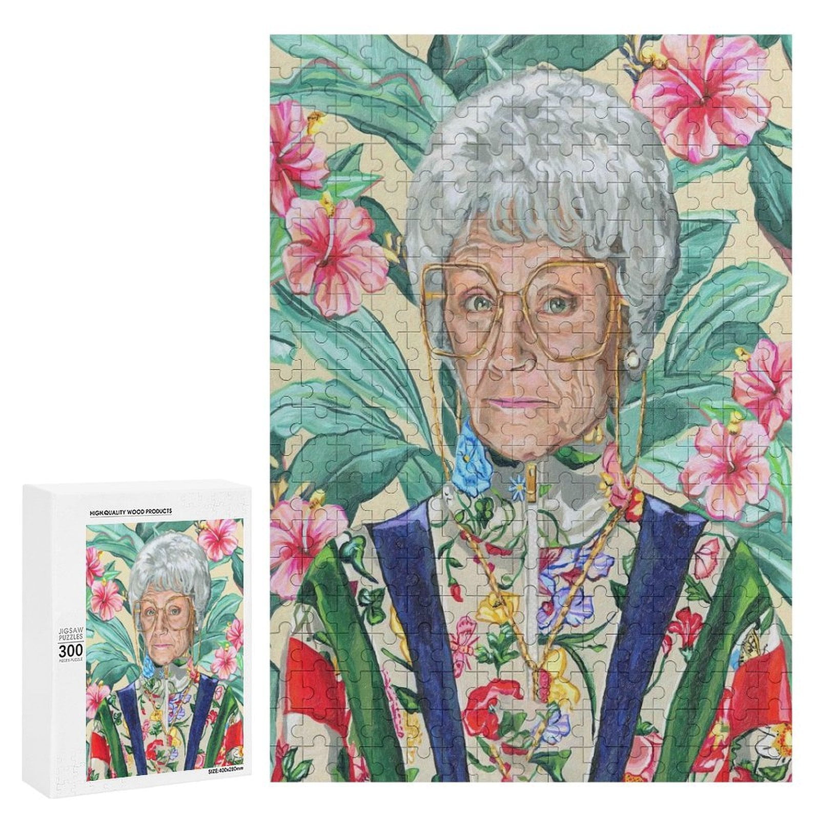 The Golden Gi-rls Puzzle - 300 PCS Jigsaw Puzzle - Walmart.com