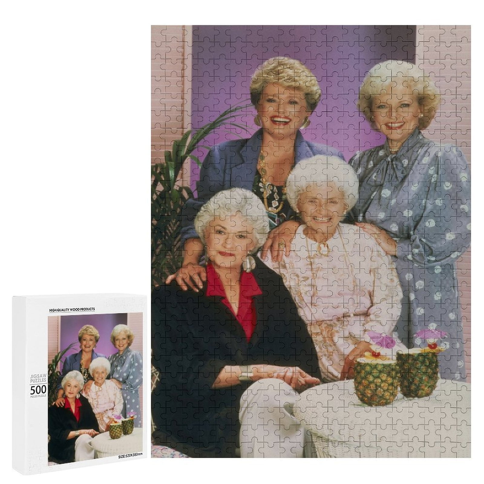 The Golden Gi-rls Puzzle - 500 PCS Jigsaw Puzzle - Walmart.com