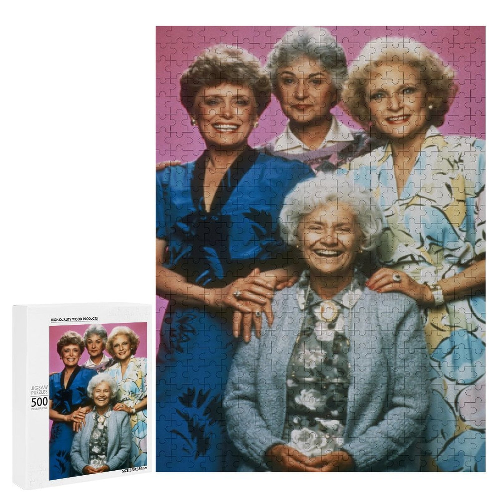 The Golden Gi-rls Puzzle - 500 PCS Jigsaw Puzzle - Walmart.com