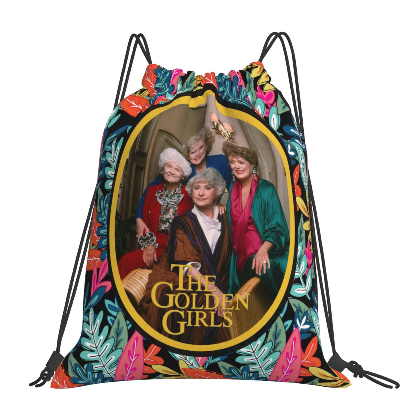 The Golden Drawstring Backpack Sport Gym Bag Gymsack Sport Strap Pack ...