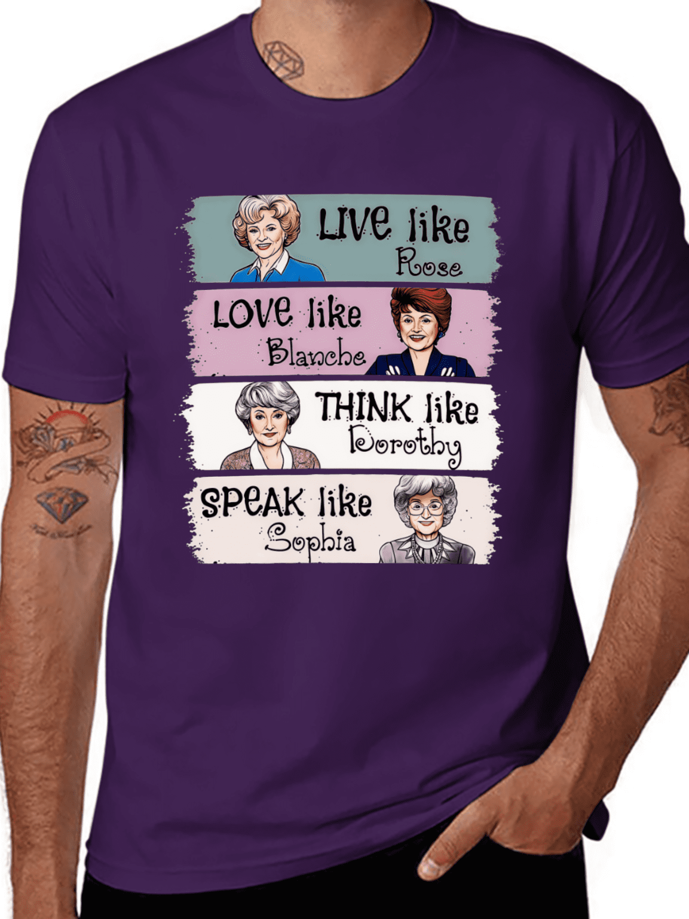 The Golden Girls Shirt, Live Like Rose, Love Like Blanche, Think Like ...