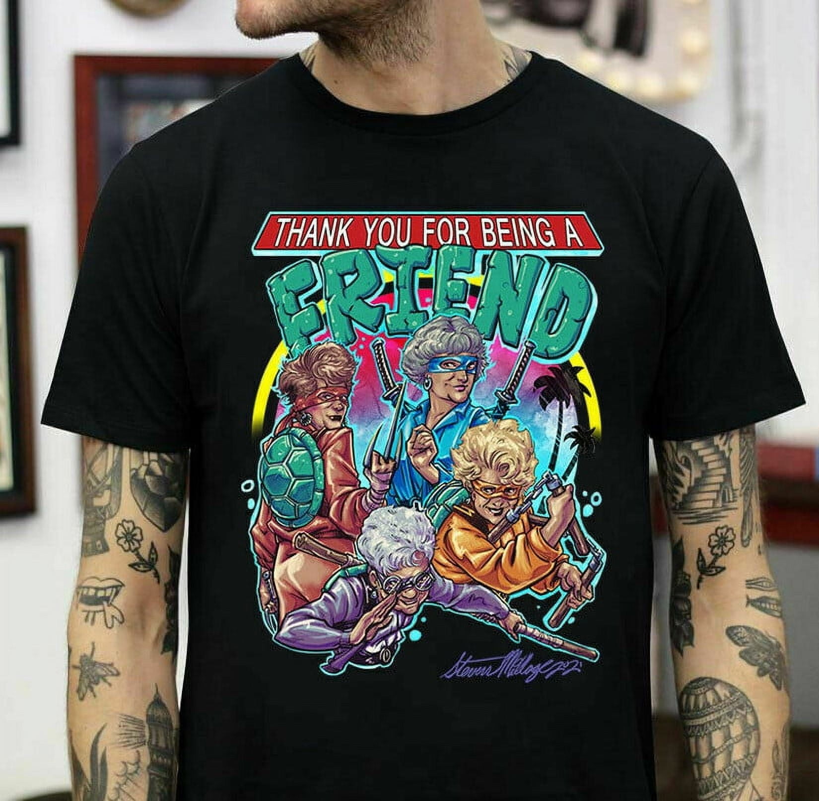 The Golden Girls Thank You For Being A Golden Friend Gift Men T-Shirt ...