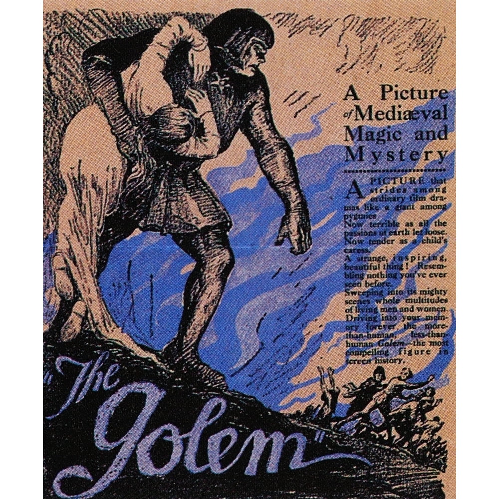The Golem 1920 Movie Poster Masterprint Poster Print - Walmart.com