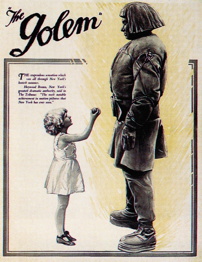 The Golem (Aka Der Golem Wie Er In Die Welt Kam) 1920 Movie Poster ...
