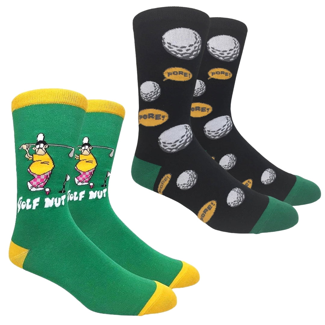 The Golf Nut Set of Socks (Two Pairs) for the Avid Golfer - Walmart.com