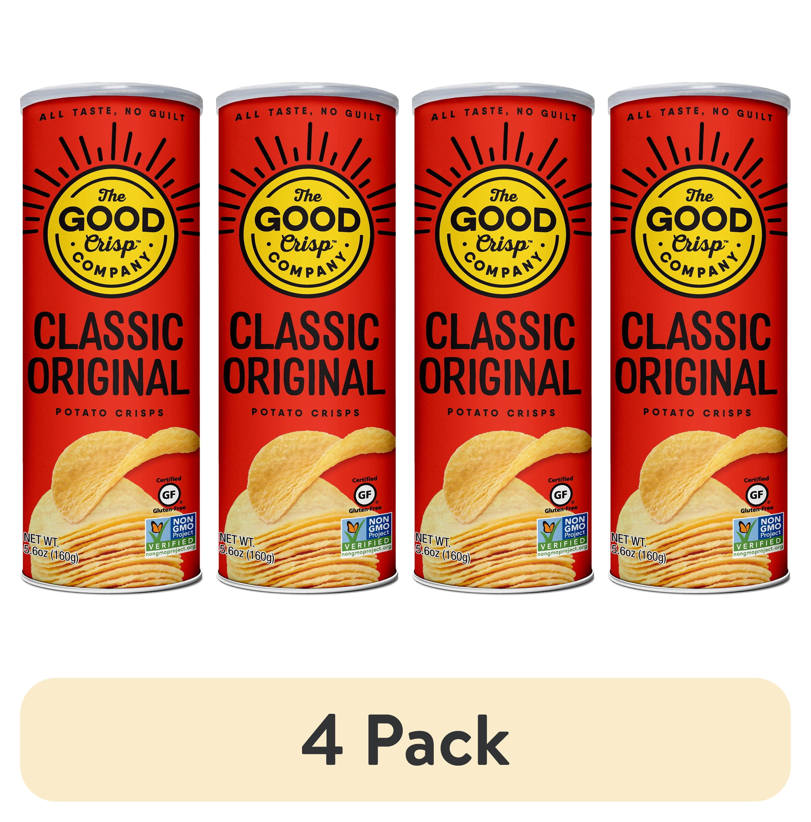 (4 pack) The Good Crisp Company Gluten Free Original Snack Chips, 5.6 ...