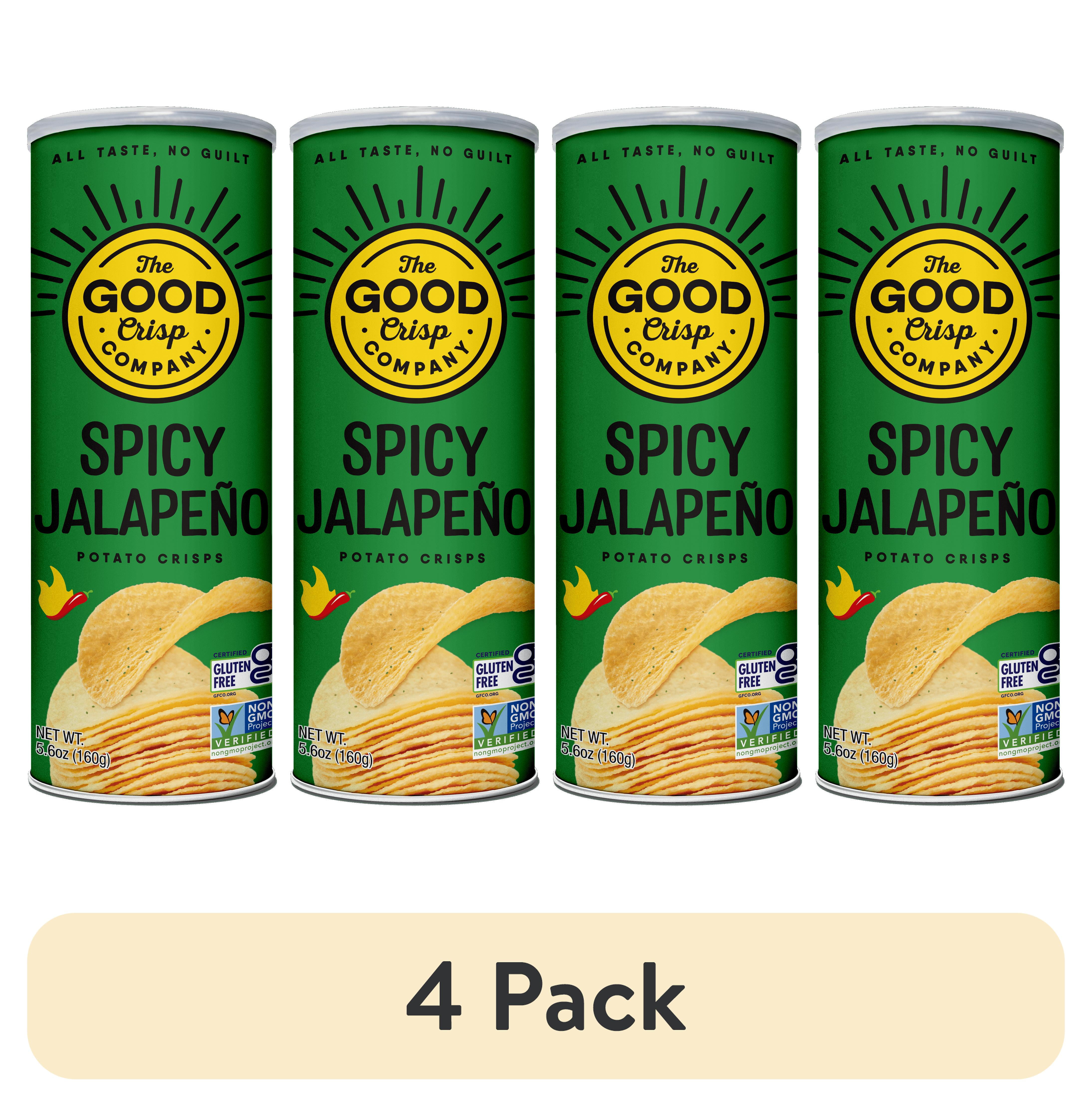 (4 pack) The Good Crisp Company Gluten Free Spicy Jalapeno Snack Chips ...