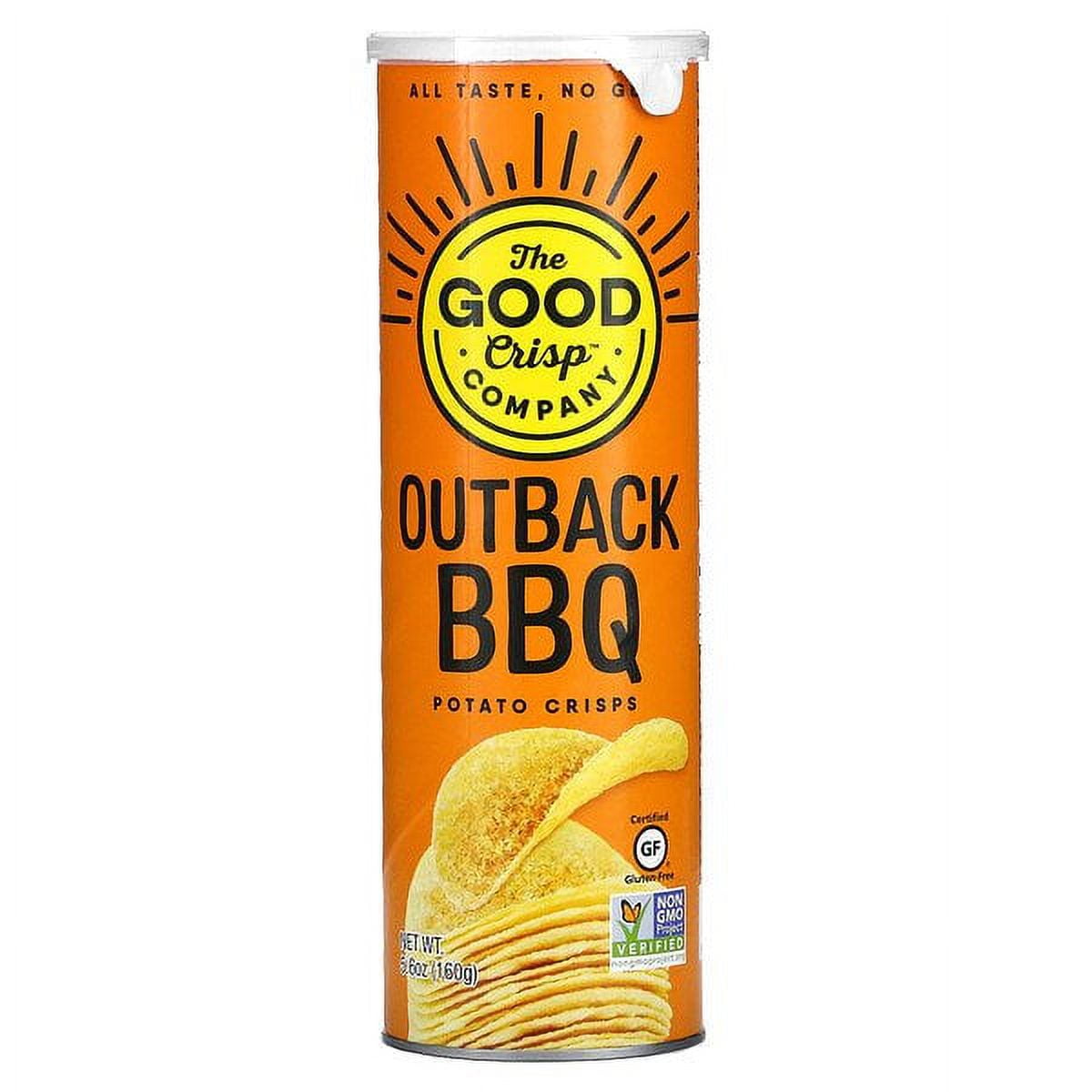 The Good Crisp Company - Outback BBQ Potato Crisps Snack, 5.6 oz, Pack ...