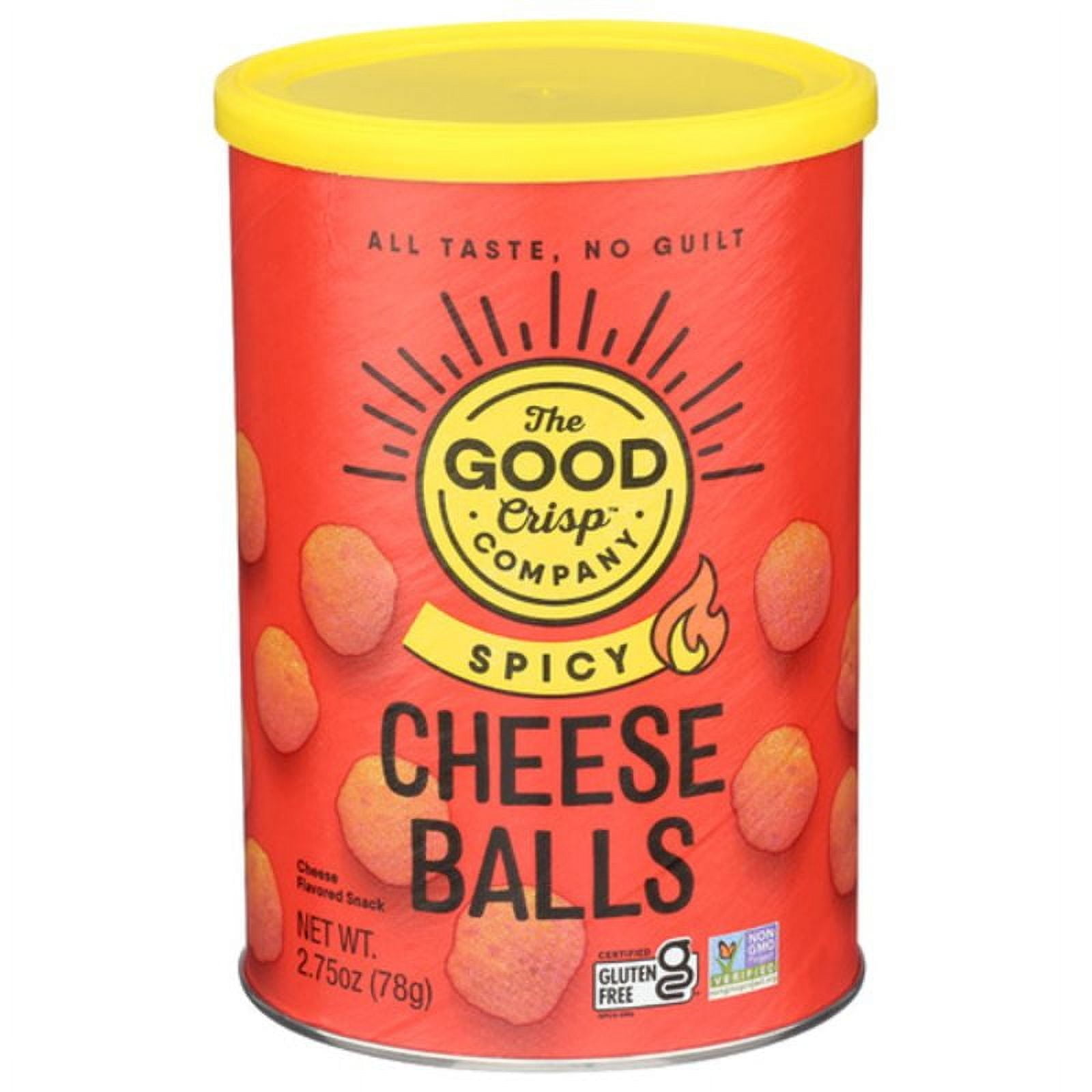 The Good Crisp Company Spicy Cheese Balls 2.75 oz Pack of 2 - Walmart.com