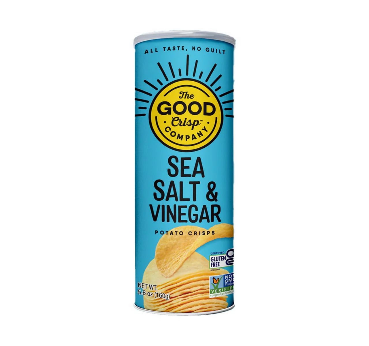 The Good Crisp Sea Salt & Vinegar Potato Crisps 8/5.6oz, 514672 ...
