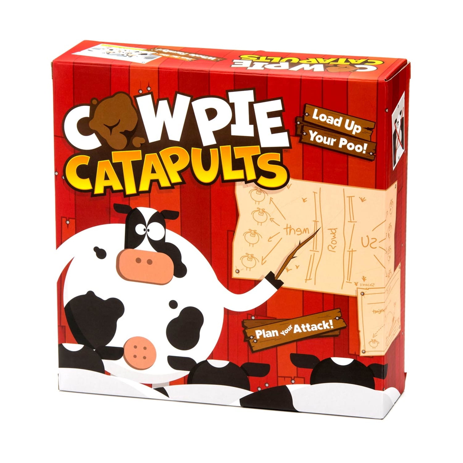 Cowpie Catapults, a Cow Tipping Family Board Game for 2 people from the ...