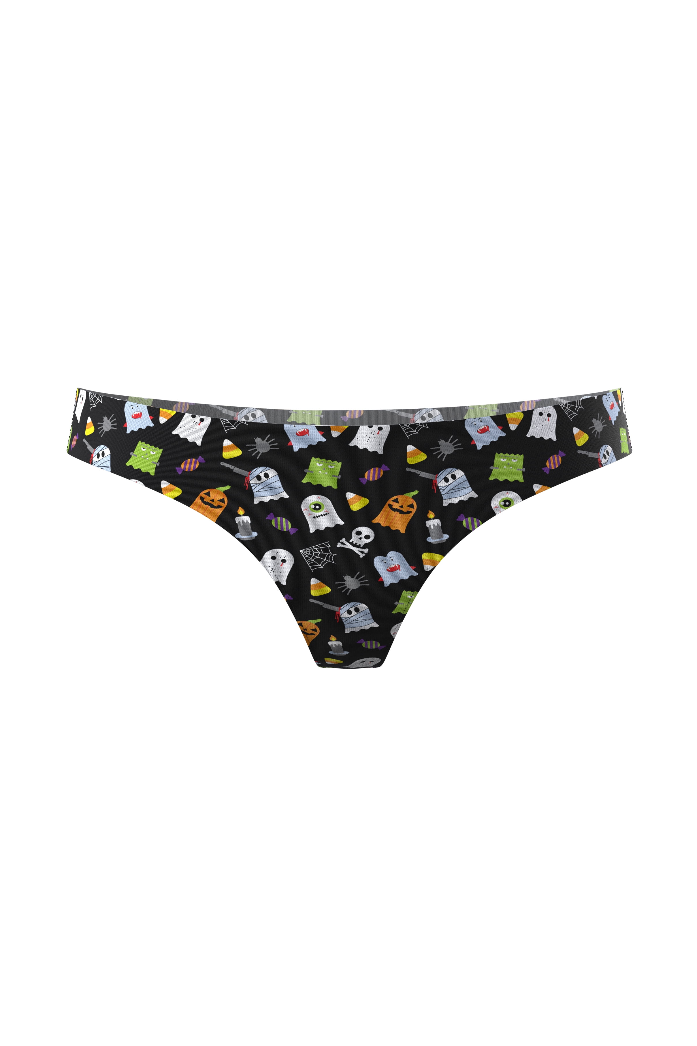 The Good Ghouls - Shinesty Halloween Themed Seamless Thong Small ...