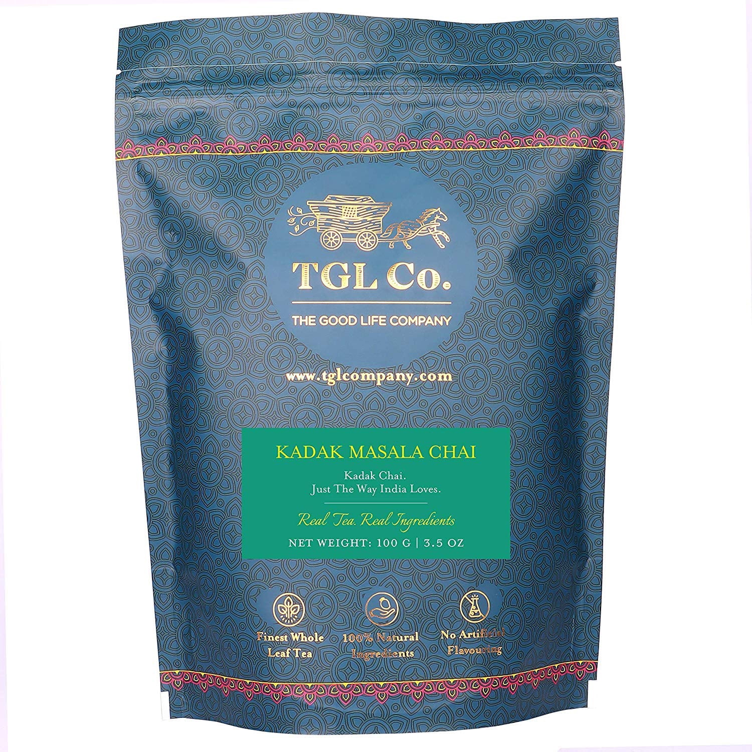 The Good Life Company Kadak Masala Chai Tea Loose Leaf Tea (100 Gm ...