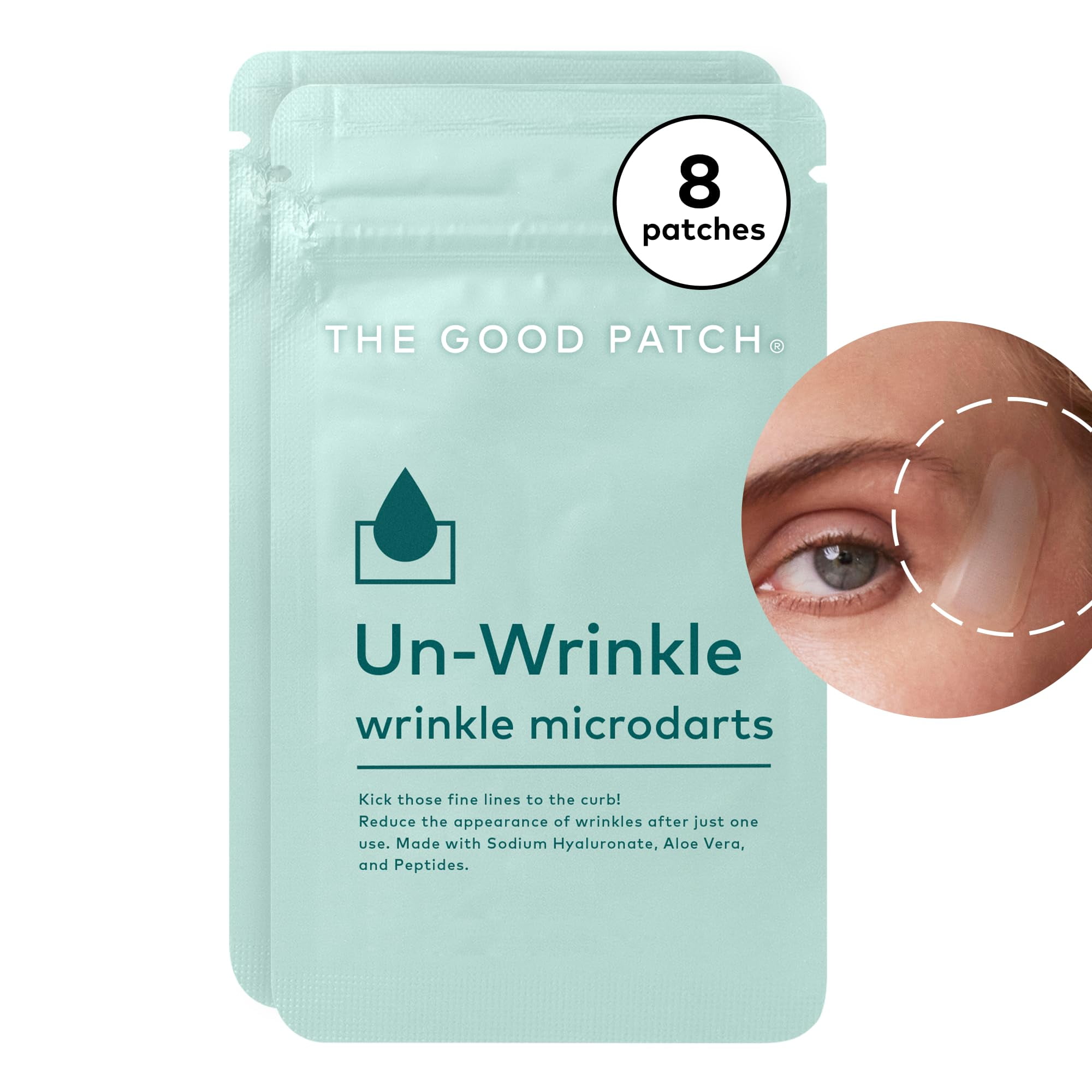 The Good Patch Un-Wrinkle YPF5 Microdart Anti Wrinkle Patches for Crow’s Feet and Between Eyes ...