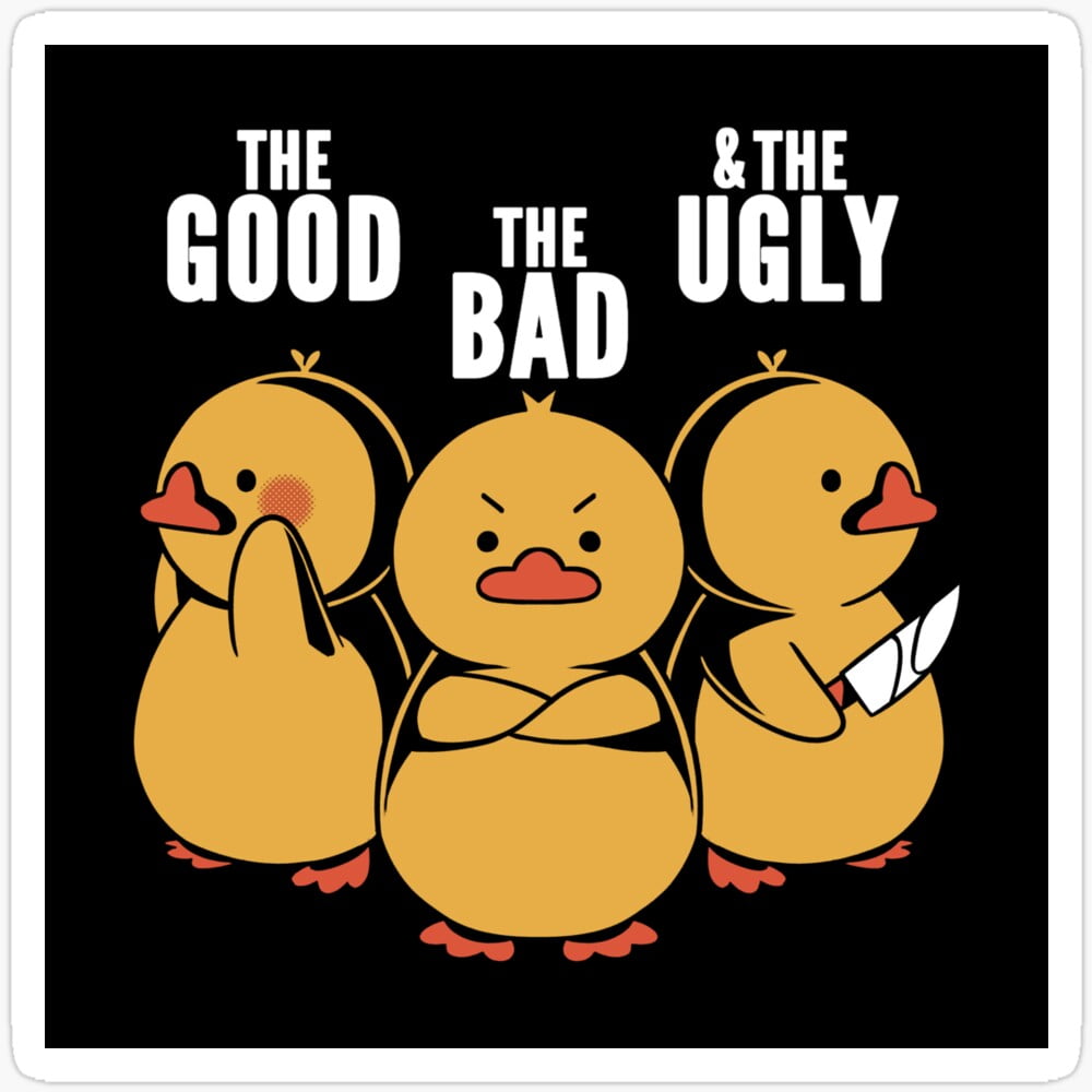 The Good The Bad And The Dangerous Sticker Phone Decal Water Bottle ...