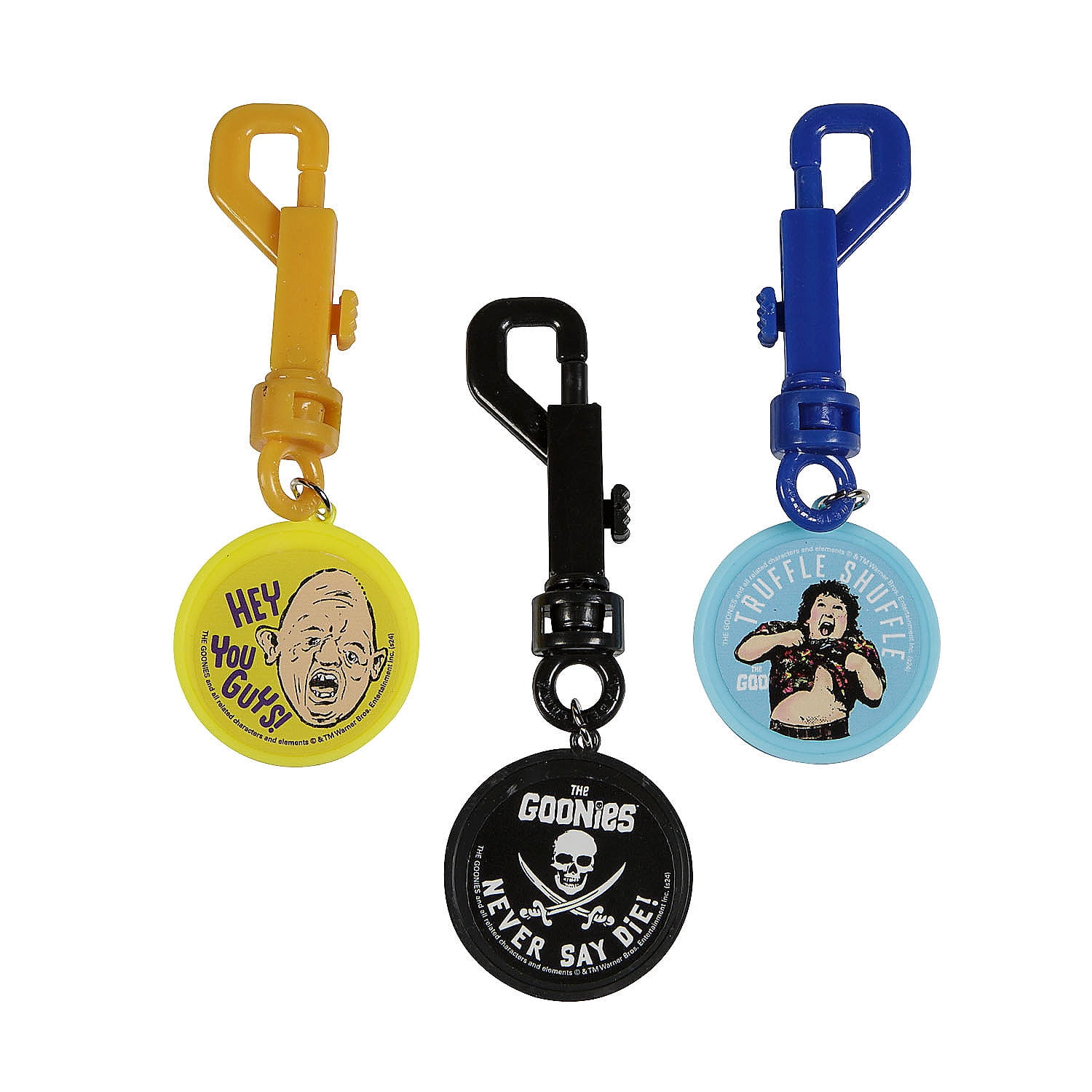 The Goonies Backpack Clip Keychains - 12 Pc. - Walmart Business Supplies