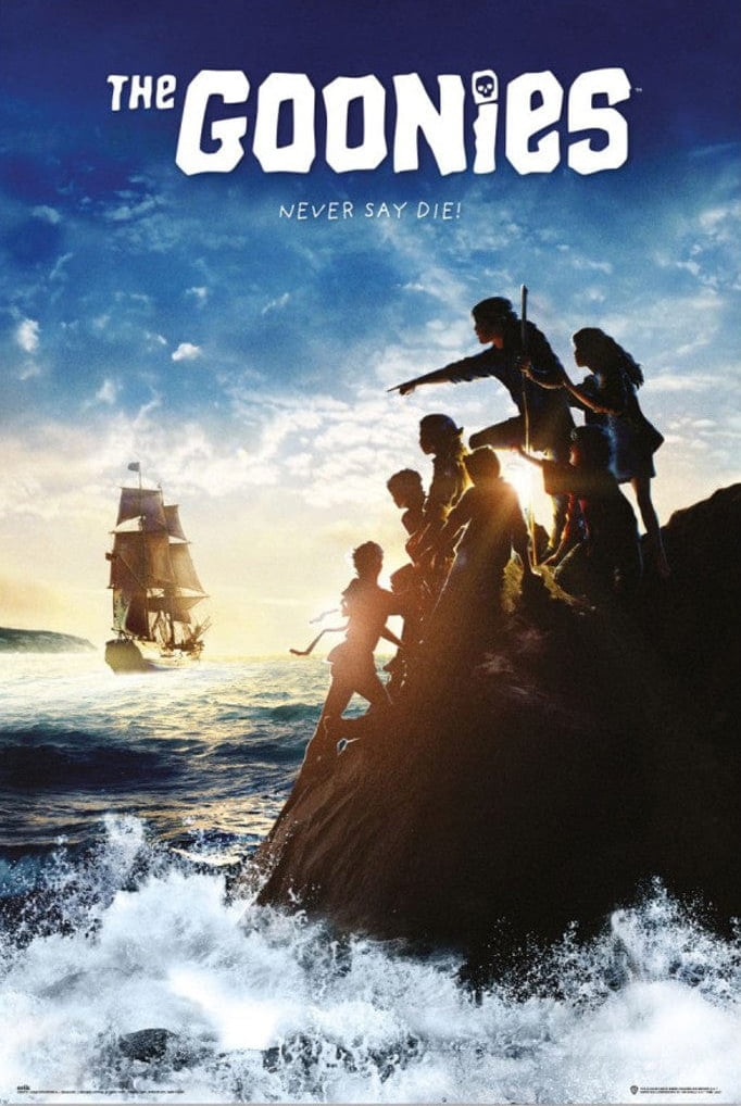 The Goonies - Movie Poster (Pirate Ship / Never Say Die!) (Size: 24" x ...