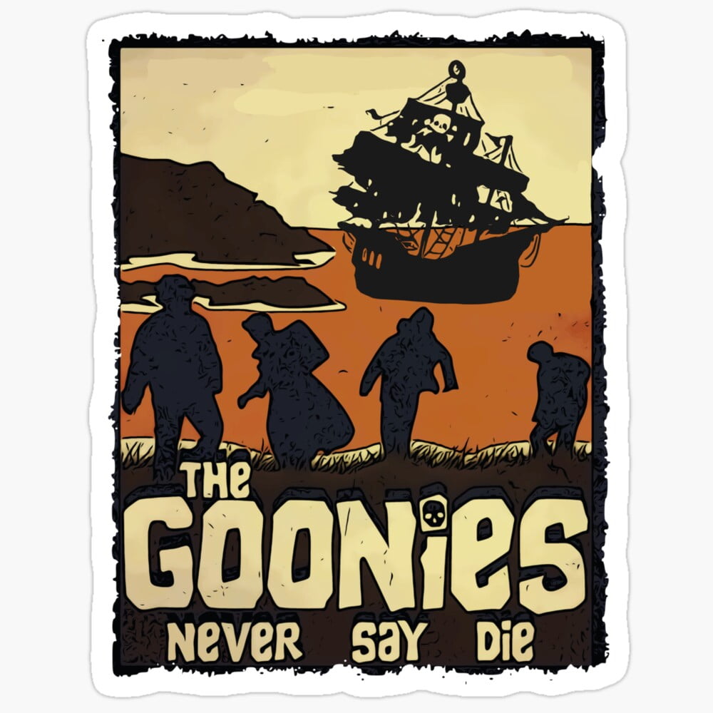 The Goonies Movie Poster Sticker Phone Decal Water Bottle Stickers Car ...