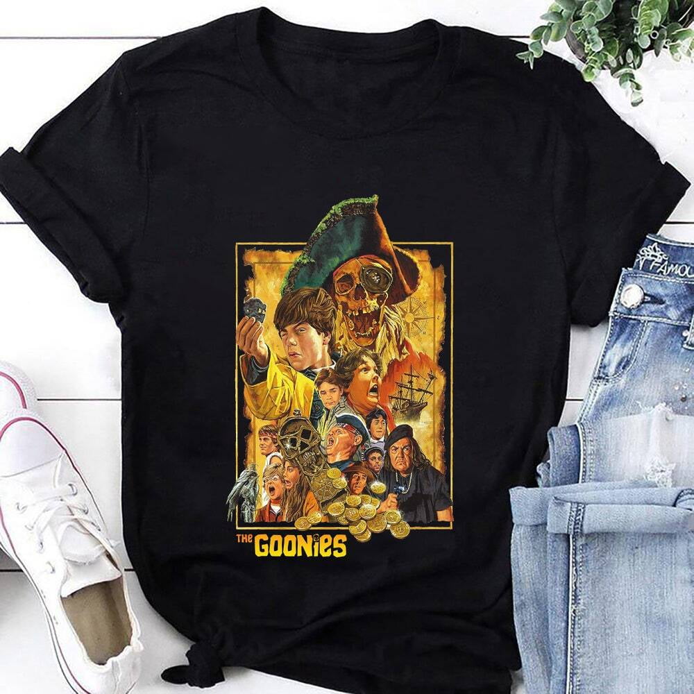 The Goonies Retro Movie Horror Island T-Shirt, The Goonies Shirt Fan ...