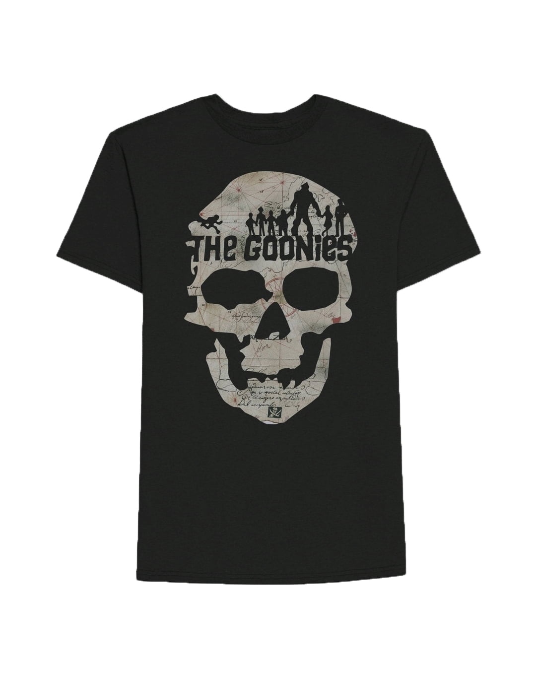 The Goonies Skull Logo Black Graphic T-Shirt - Medium - Walmart.com