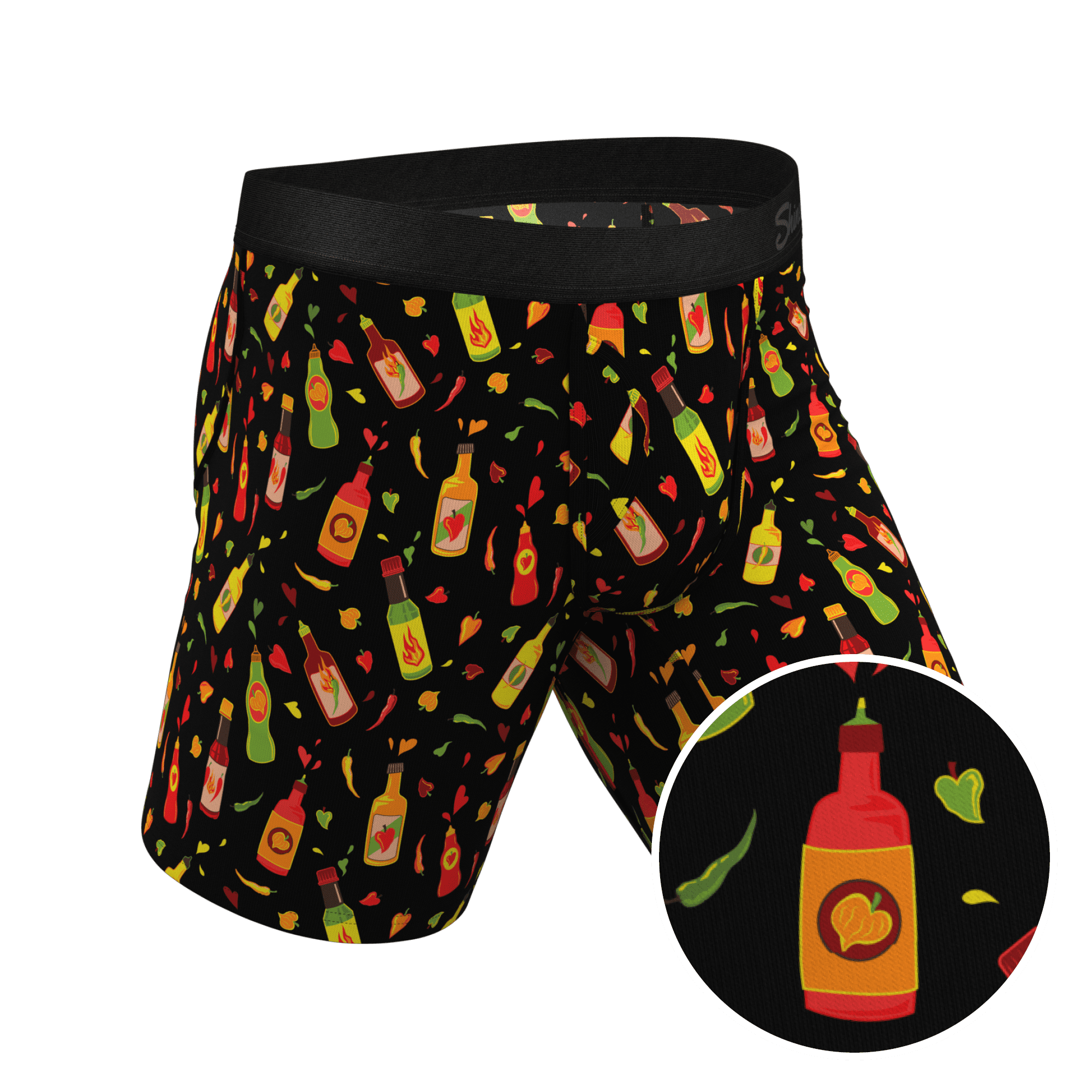 The Gotcha Sriracha - Shinesty Hot Sauce Long Leg Ball Hammock Pouch ...