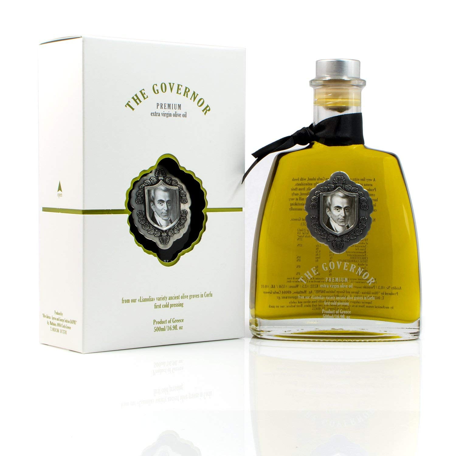 The Governor Premium Extra Virgin Olive Oil - Unfiltered, Cold-Pressed ...