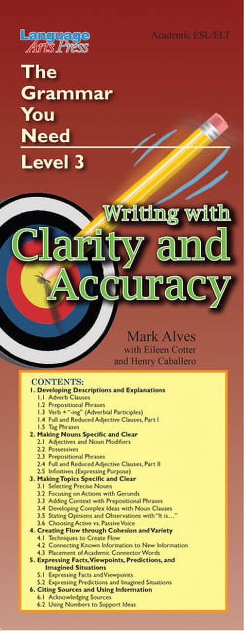 The Grammar You Need: Writing with Clarity and Accuracy : The Grammar ...
