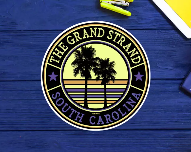 The Grand Strand South Carolina Beach Sticker Decal To Myrtle ...