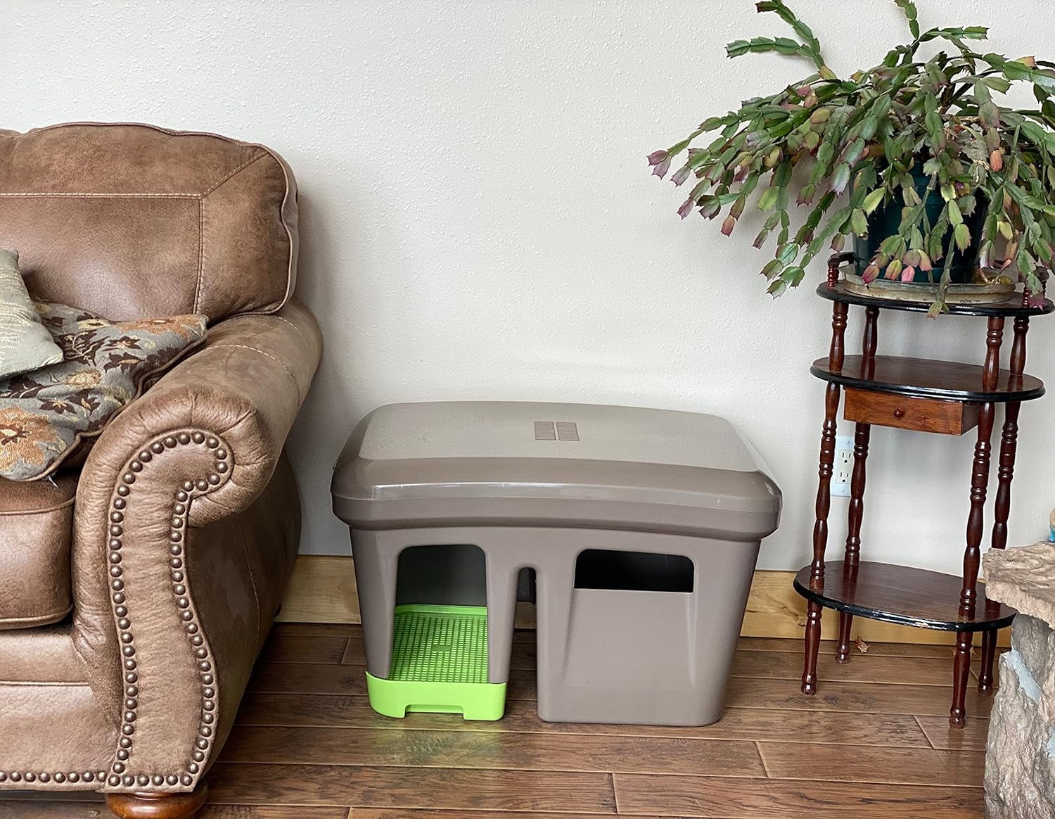 The Grate Litter Box-90% Less Mess. Keeps The Mess in The Box, not in ...