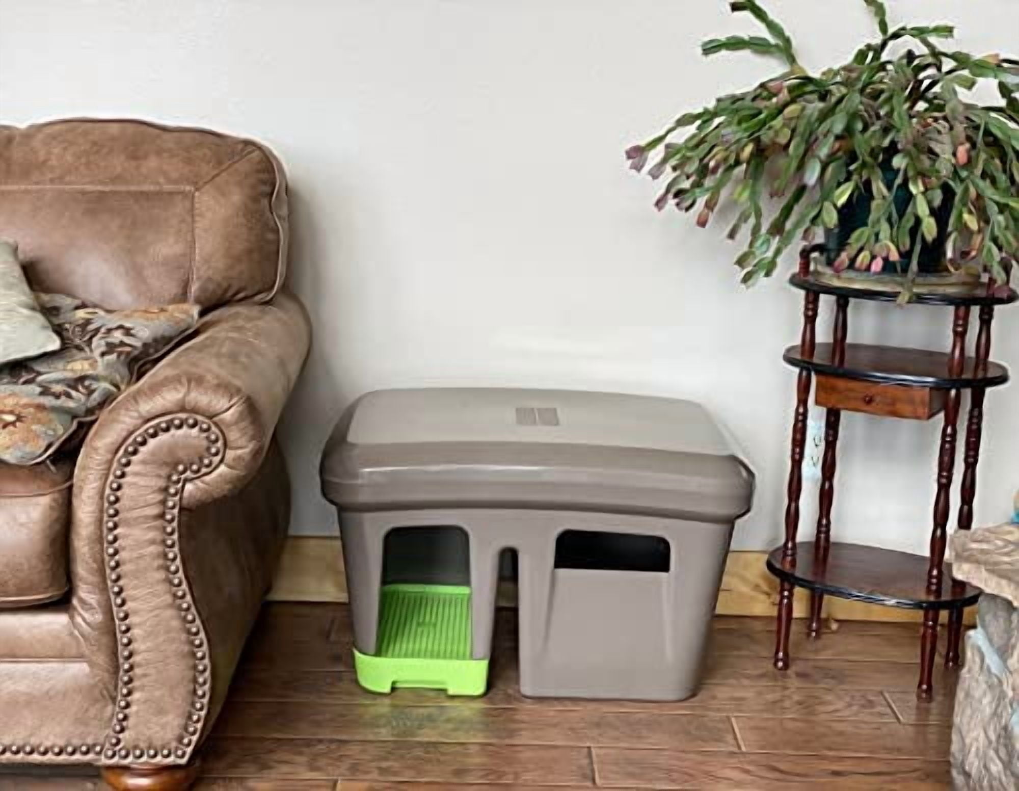 The Grate Litter Box-90% Less Mess. Keeps The Mess in The Box, not in ...