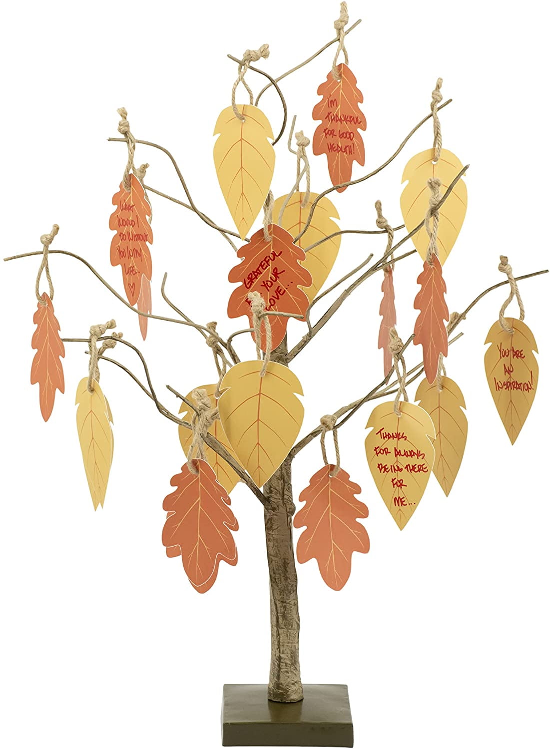 The Gratitude Tree 24 Inch with Leaves Kit Decoration - THANKSGIVING ...