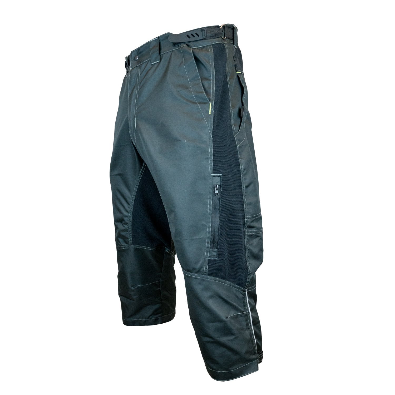 The Gravel II 1/2 Pants - Long Mountain Bike MTB Baggy Shorts with Magnet Pockets, Thigh Vents ...