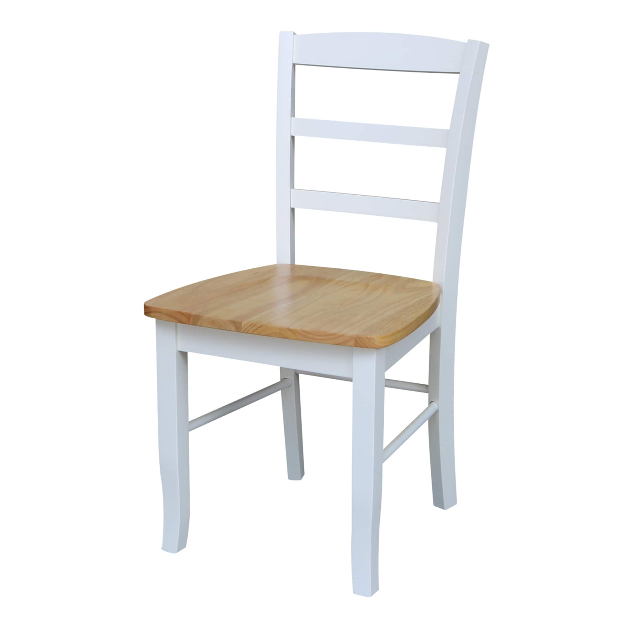 The Gray Barn Moonshine Wood Ladder Dining Chair (Set of 2) Side Chairs ...