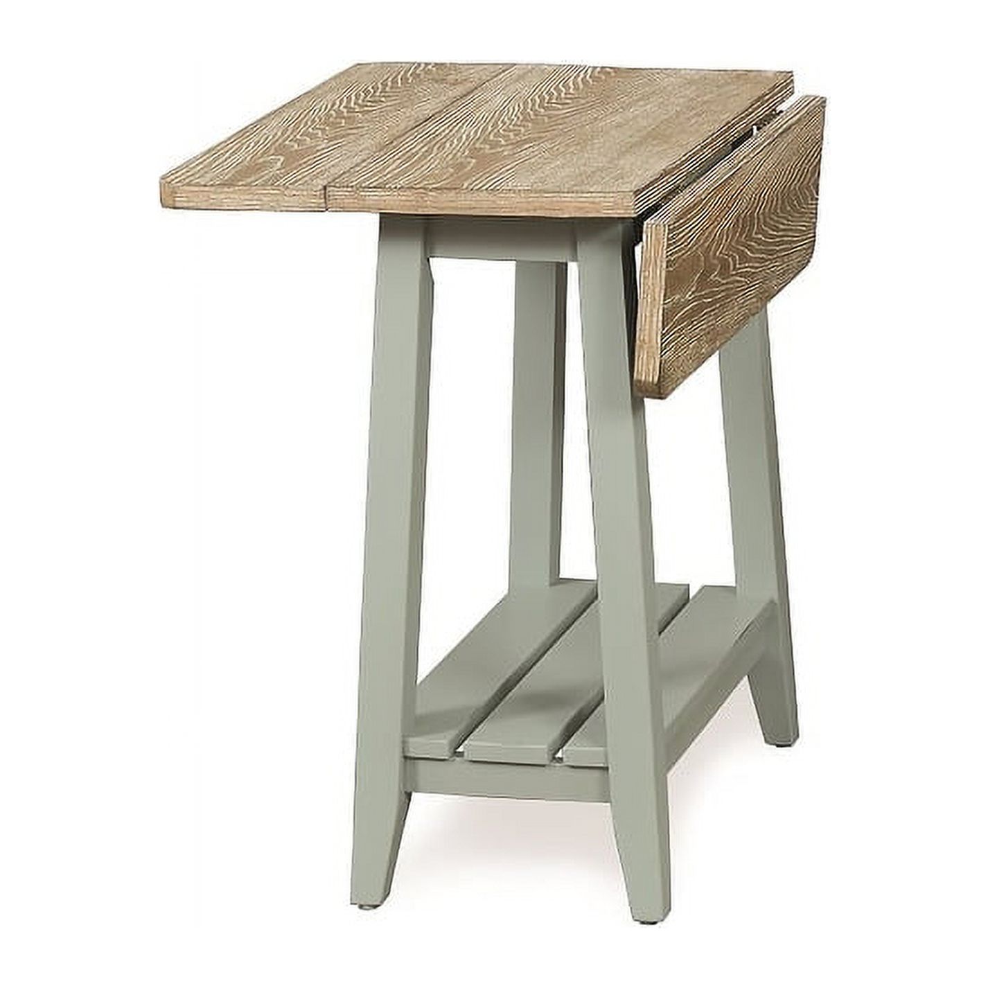 The Gray Barn Wooden Farmhouse Rustic Style Rectory Wood Drop Leaf End ...