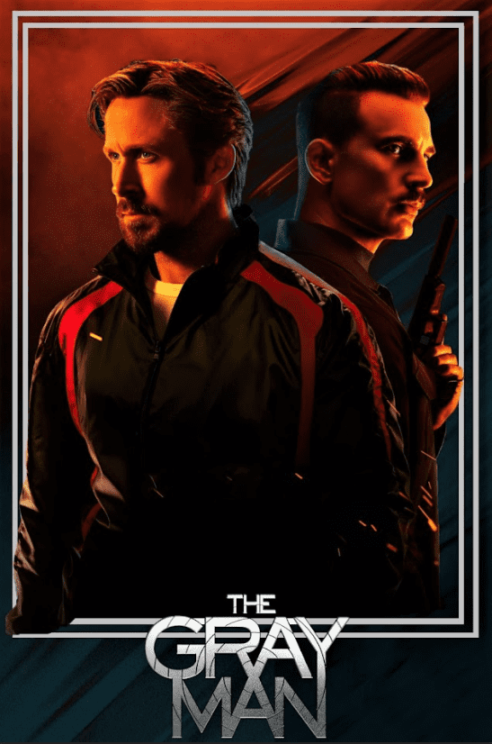 The Gray Man 2022 Poster 24x36 - High-Octane Action Ryan Gosling Chris ...
