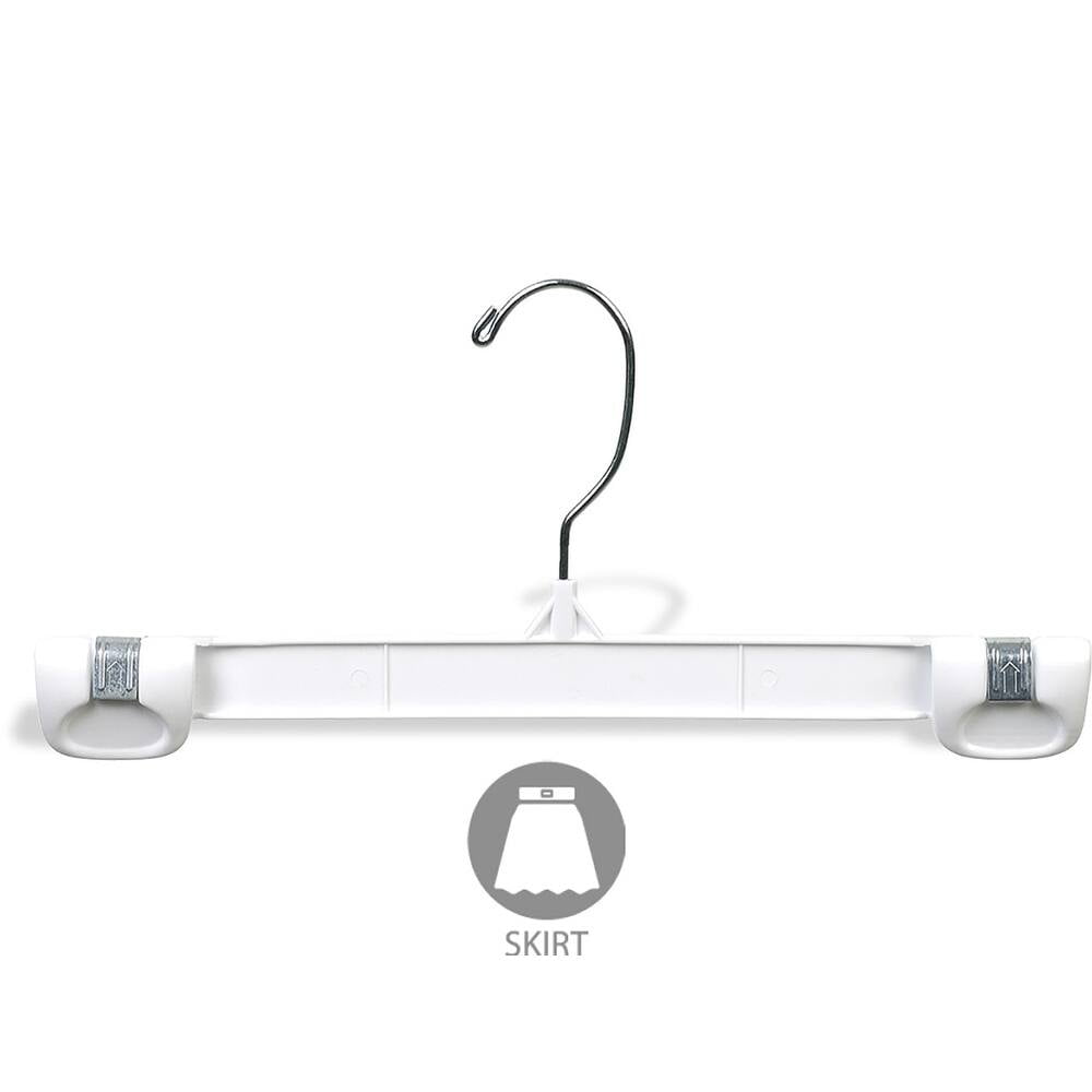 The Great American Hanger Company White Plastic Bottoms Hanger with ...