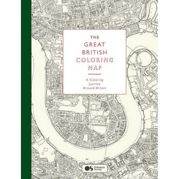 The Great British Coloring Map : A coloring journey around Britain ...