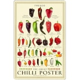 The Great Chilli Poster Fresco Pepper Species Spicy Metal Tin Signs ...